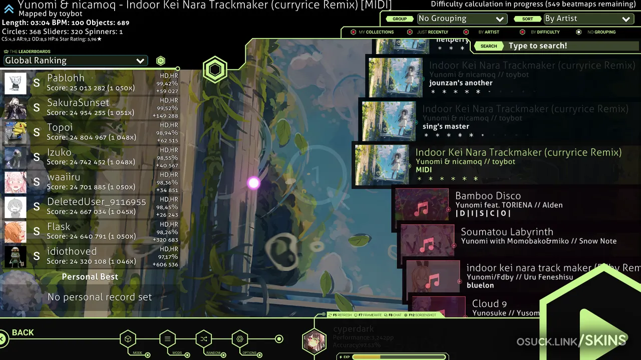 FocusNeo: Focus to the Future v1.0-ZestyLime osu skin