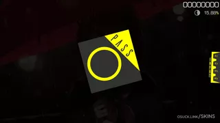 “Yellow Slanted” osu 皮肤