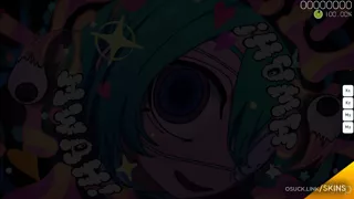 gn 8 color rainbow + yellow cursor osu skin