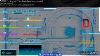 O2Jam PROJECT A v1.0-WhiteBlue osu 皮肤 - osu! skins (v0.9.0-beta)