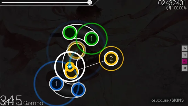 Android 4 Kitkat v1.0 osu 皮肤 - osu! skins (v0.9.0-beta)