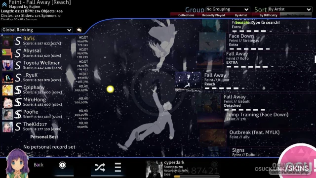 Rafis Osu Skins Osu Skins Beta Osu Skin ぐれブロ