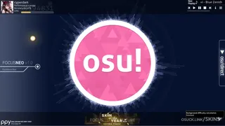 “FocusNeo: Focus to the Future v1.0-FlashbackBlue” osu 皮肤
