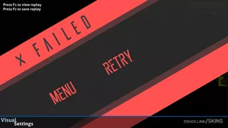 “Yellow Slanted” osu 皮肤